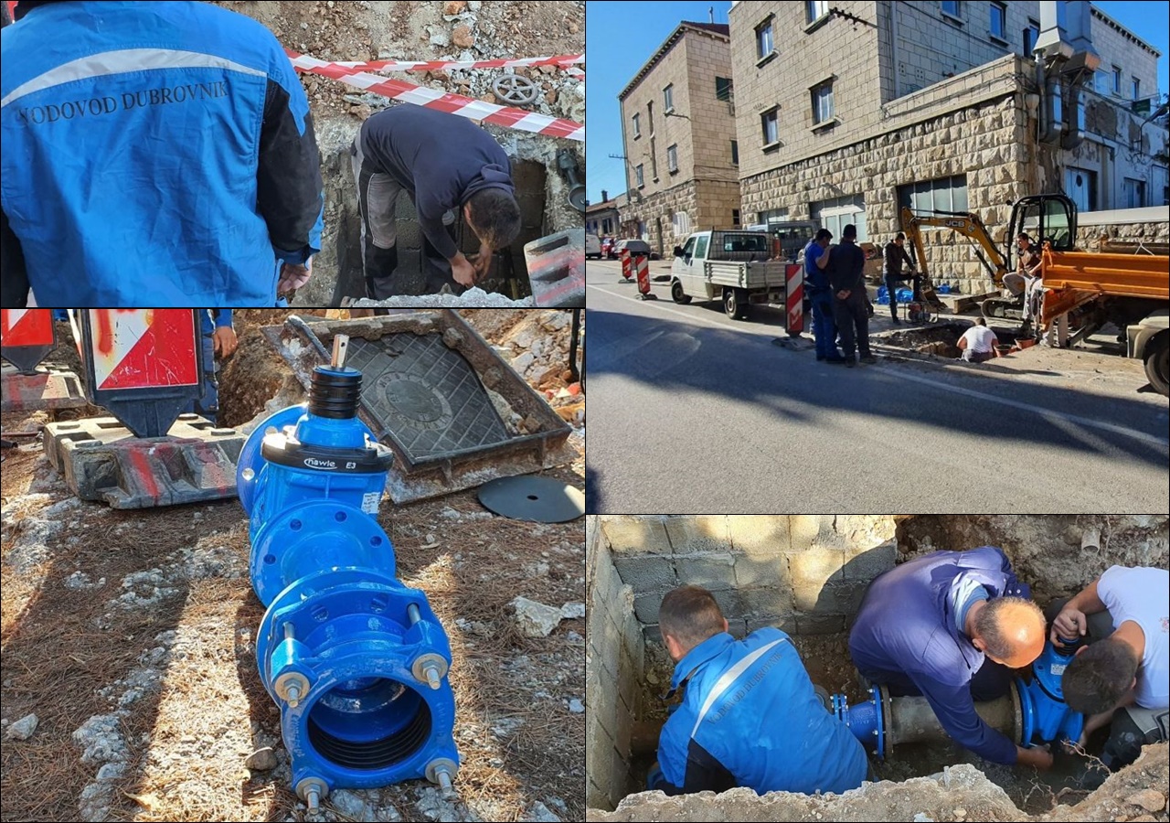 Rekonstrukcijom i ugradnjom dodatnog zasuna do bolje vodoopskrbe TUP-ovog naselja - DubrovnikNet