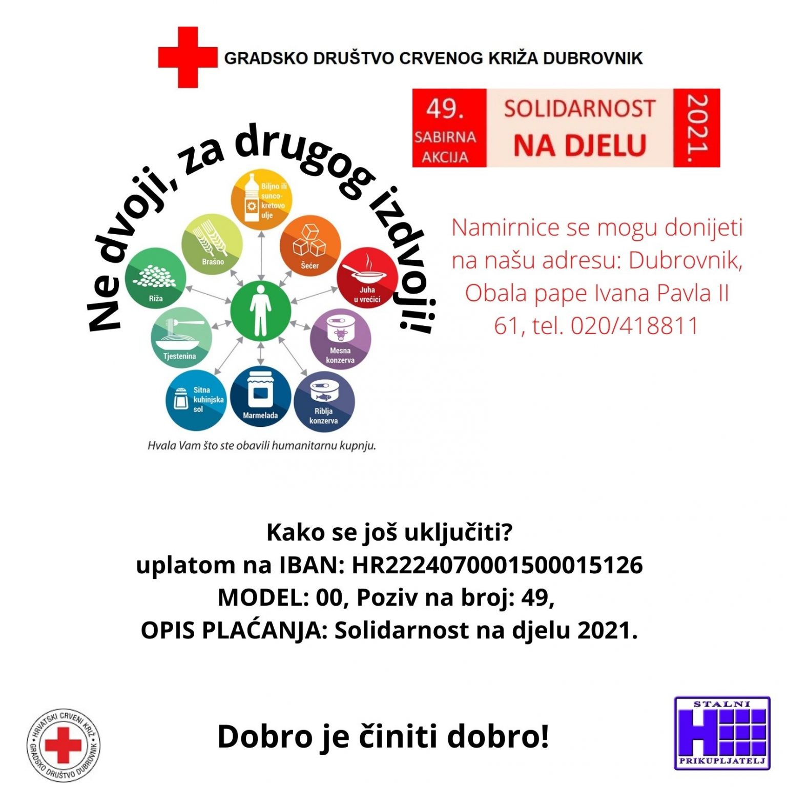 Solidarnost na djelu 2021.:Ne dvoji, za drugog izdvoji! - DubrovnikNet