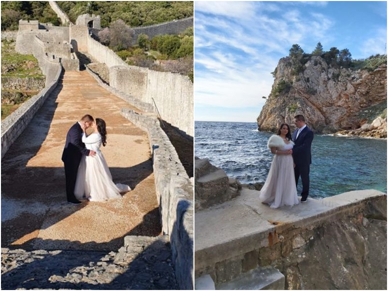 22.2.2022. Ana Brailo i Maro Karužić - zavjet ljubavi u Stonu - DubrovnikNet