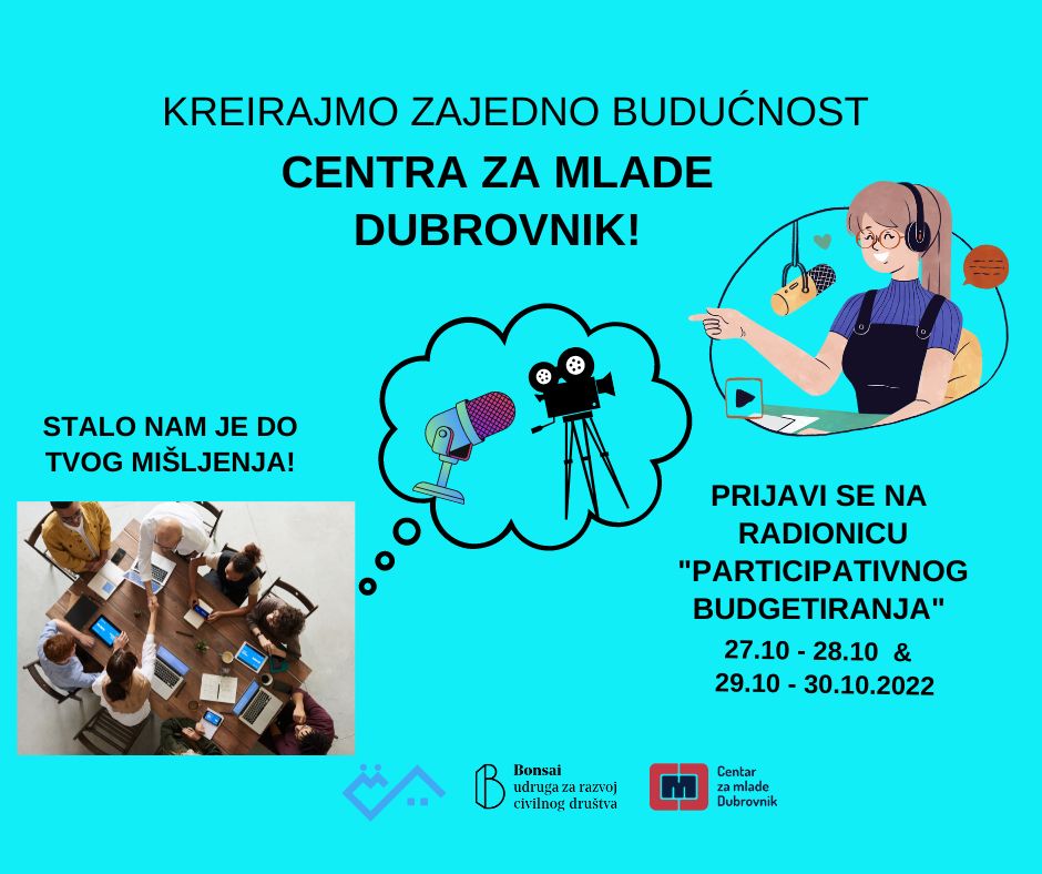 Radionica "Participativno budžetiranje" u Centru za mlade Dubrovnik - DubrovnikNet