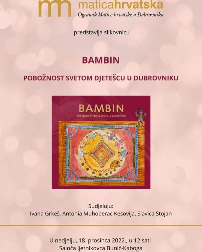 Predstavljanje slikovnice "Bambin - Pobožnost Svetom Djetešcu u ...