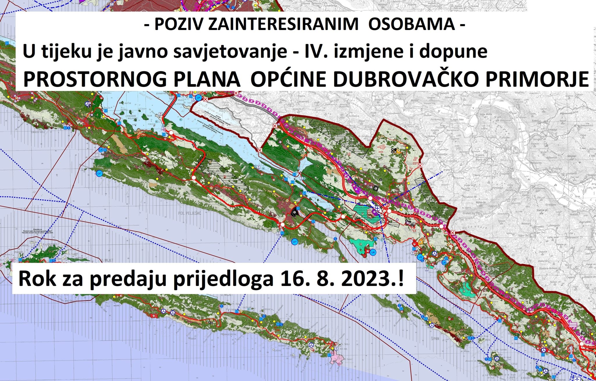 Primorci, sudjelujte u raspravi o prostornom planu općine, dostavite ...