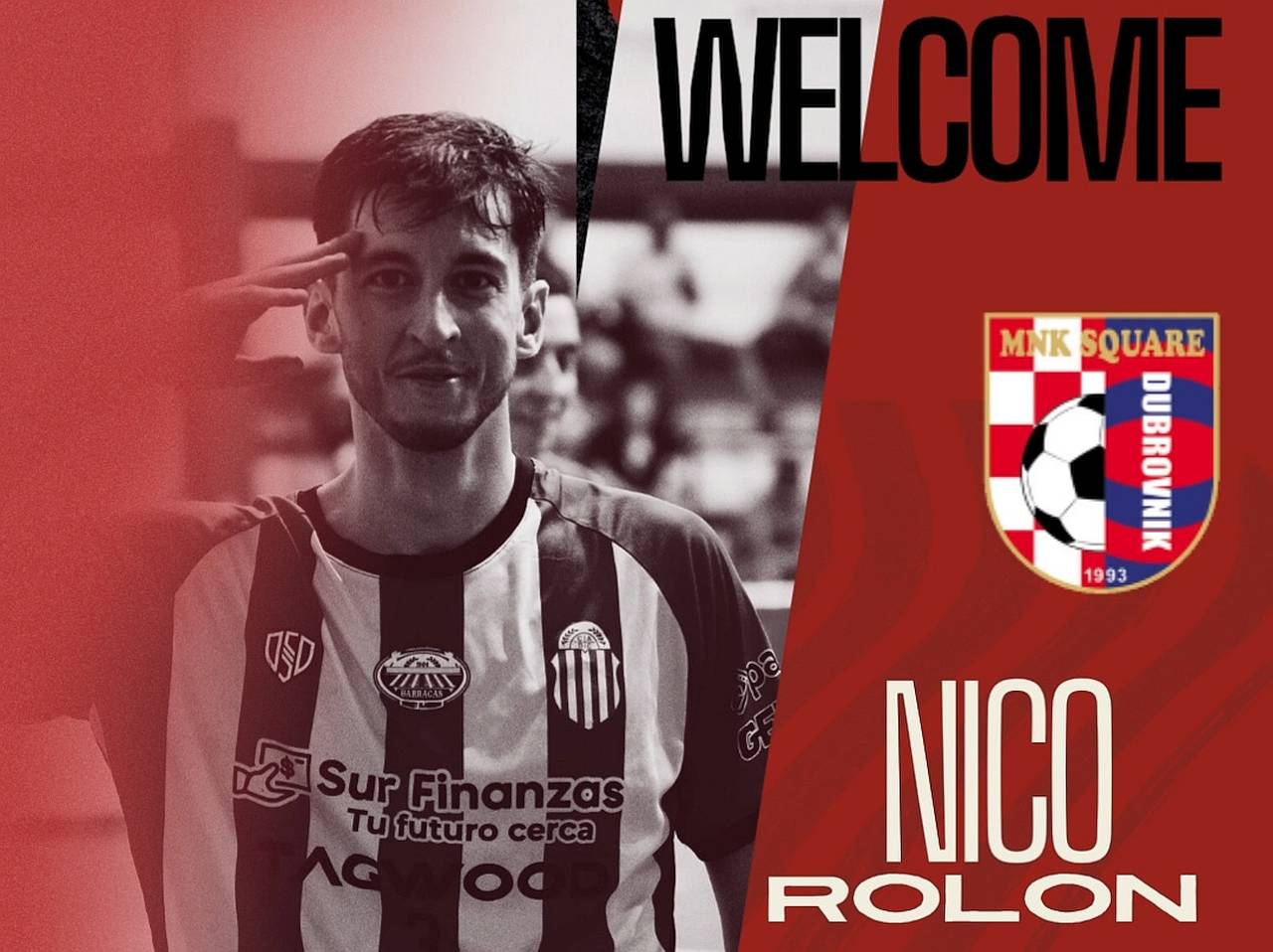 Argentinac Nico Rolon novi je igrač MNK Squarea - DubrovnikNet