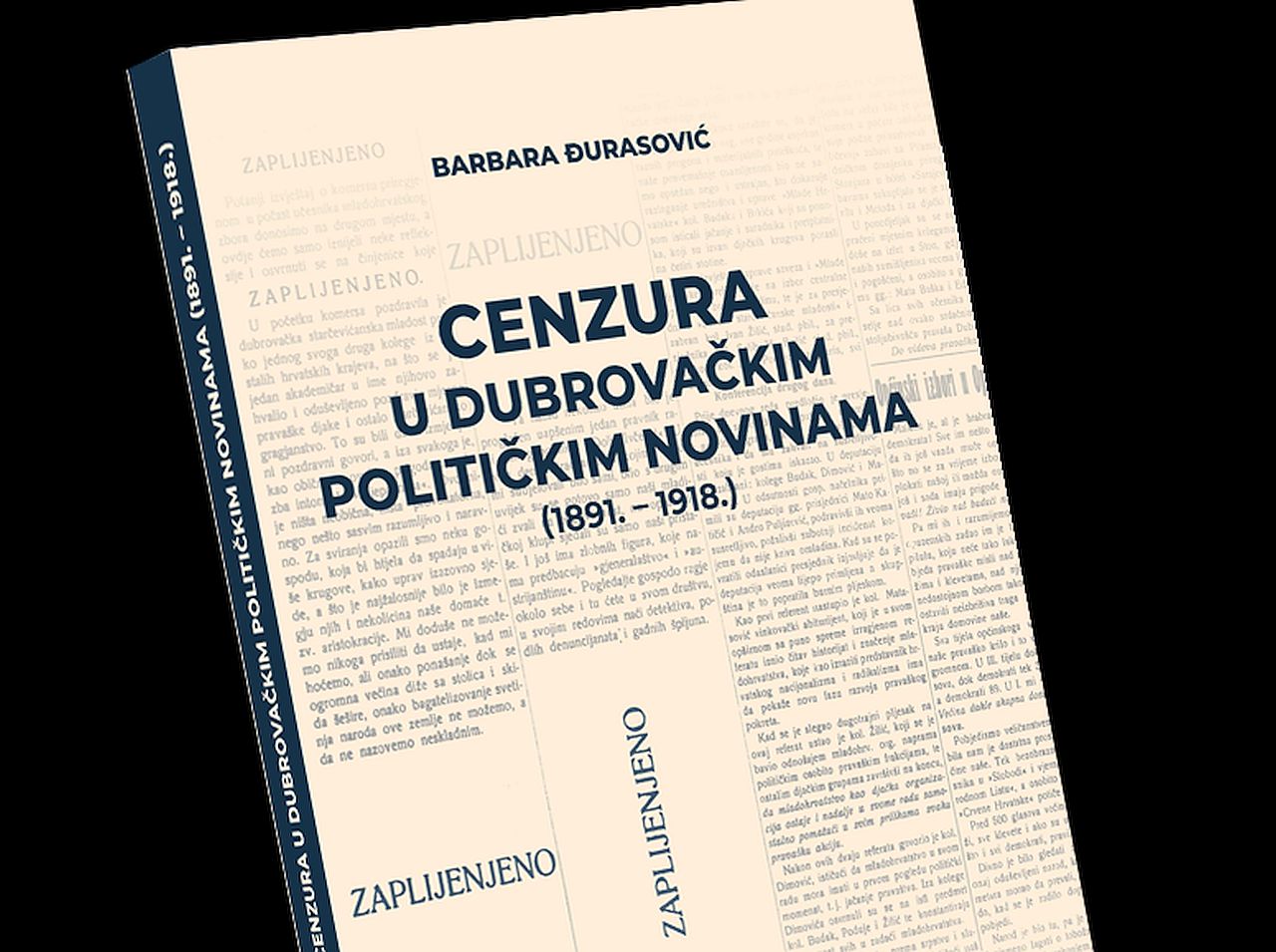 Predstavljanje knjige Barbare Đurasović "O cenzuri u dubrovačkim ...