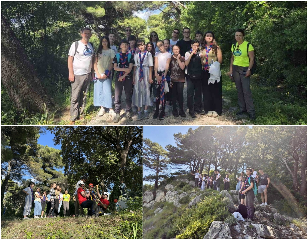 HPD Sniježnica i Katolički skauti u điru Petkom i posjetu HGSS-u ...